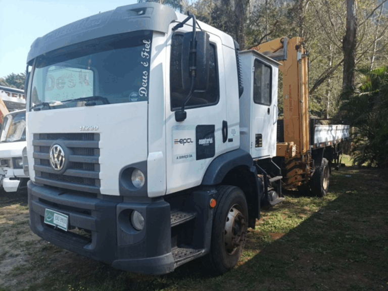 Leilão exclusivo de caminhões com cabines estendidas e Munck tem preços ...